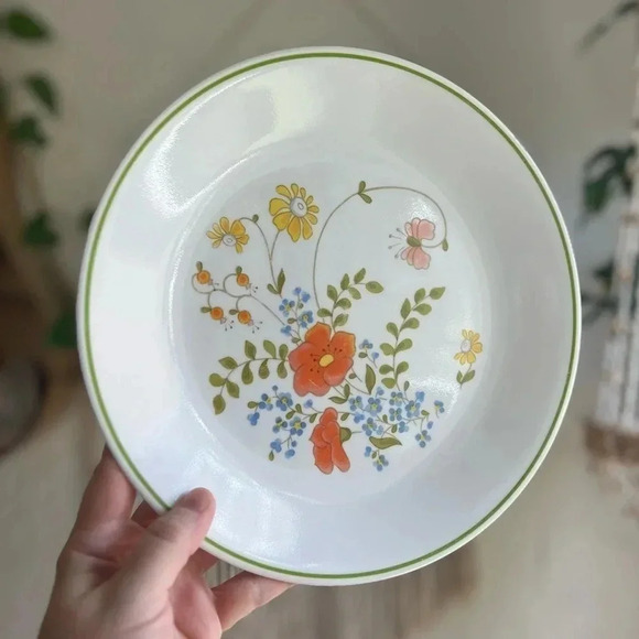Corelle | Dining | Vintage Corelle Spring Bouquet Wild Flowers Dinner ...
